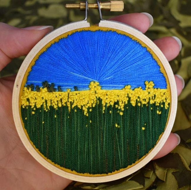 Artist Makes Stunning Aerial Embroidery That Showcases The Hidden ...