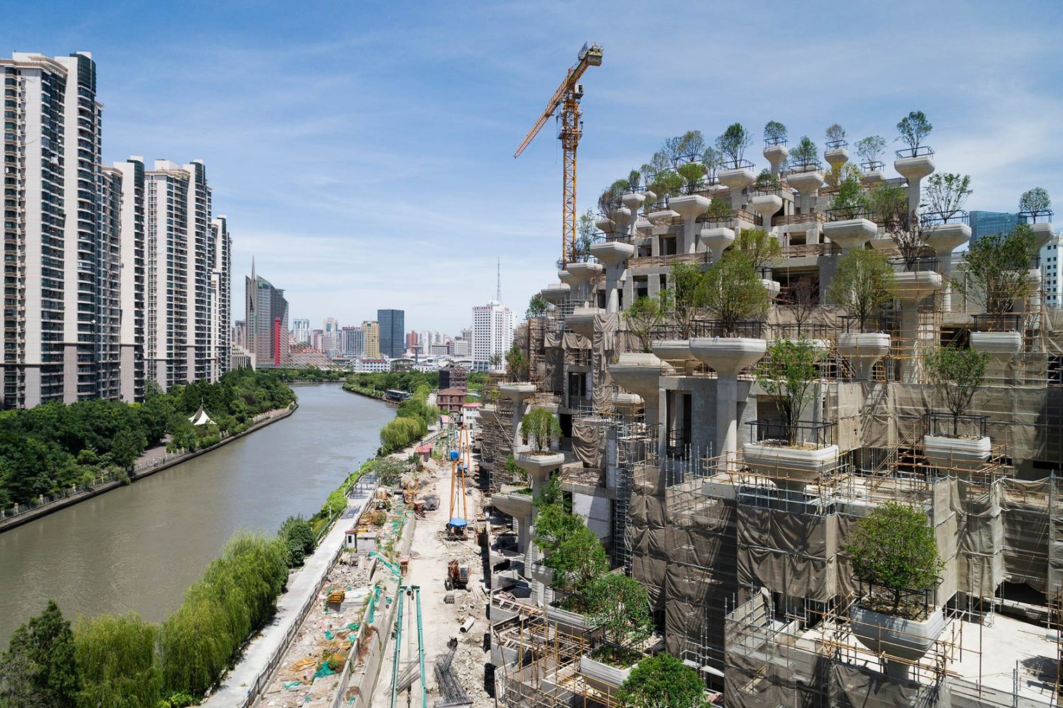 Shanghai’s 1000 Trees Project Takes Shape » Design You Trust
