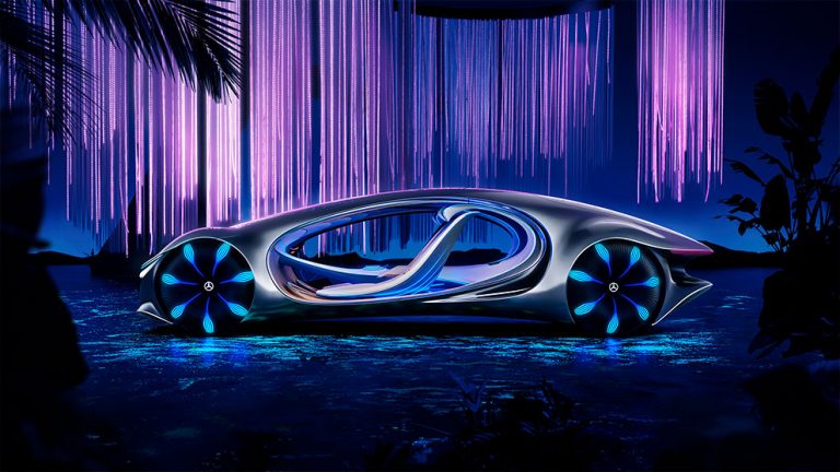 Mercedes-Benz Unveils Scale-Covered Concept Car Inspired By Avatar ...