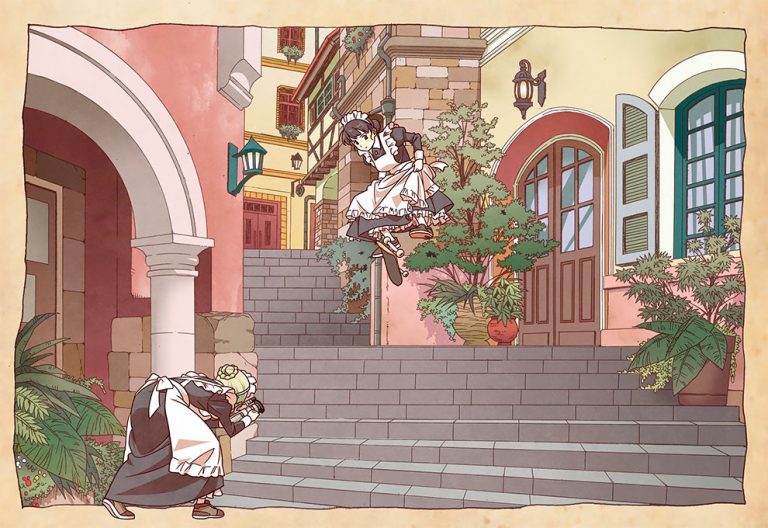 Japanese Illustrator Suzusiro Puts Maids On Skateboards And We Can’t ...
