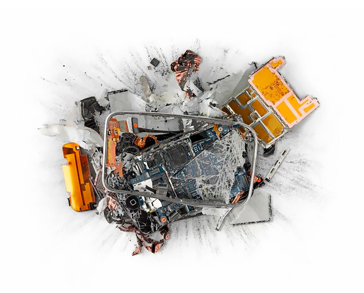 Destroyed Apple Products As Art In Stunning Photographs By Michael ...