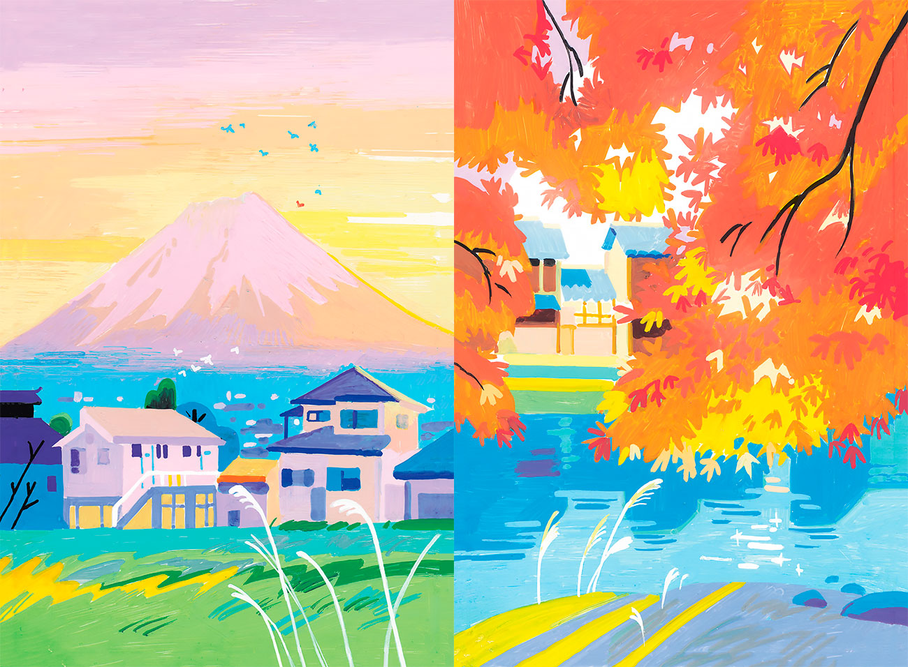 21 Days In Japan: Artist Recreates Scenes Of Japan Through Pleasing ...
