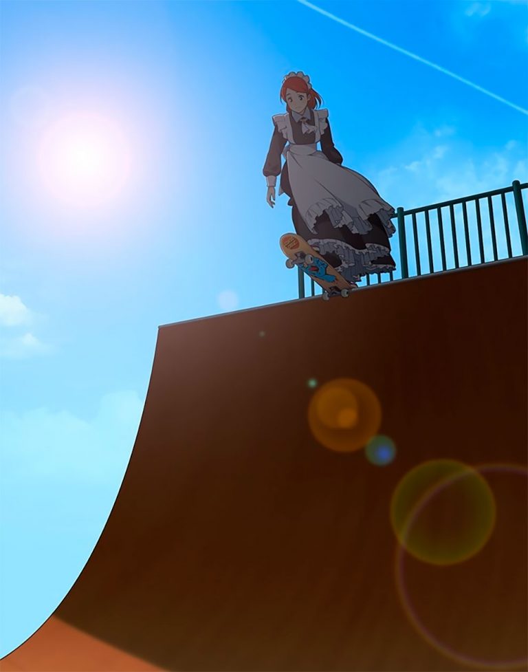Japanese Illustrator Suzusiro Puts Maids On Skateboards And We Can’t ...