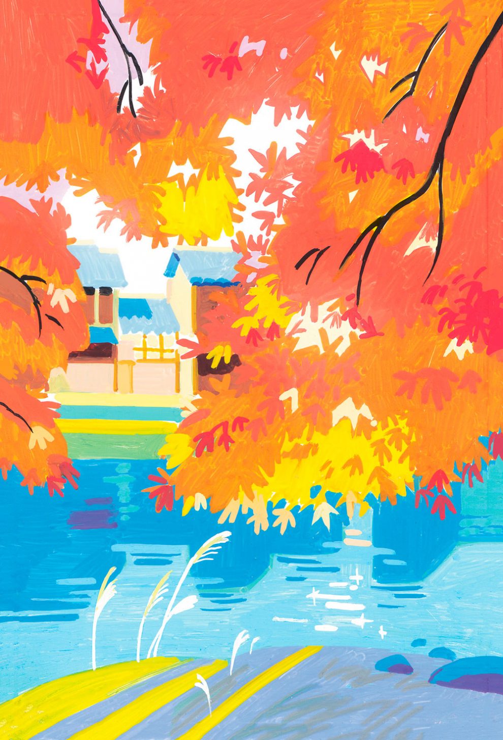 21 Days In Japan: Artist Recreates Scenes Of Japan Through Pleasing ...