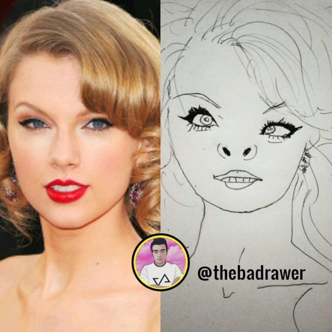 These Funnily Terrible Portraits Of Famous People Drawn By This ‘Artist ...