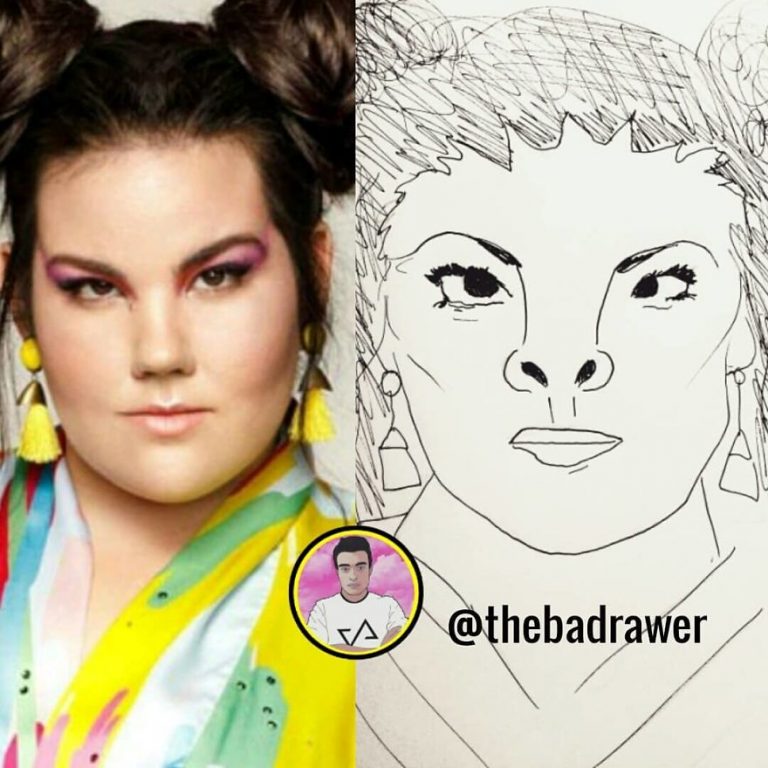 These Funnily Terrible Portraits Of Famous People Drawn By This ‘Artist ...
