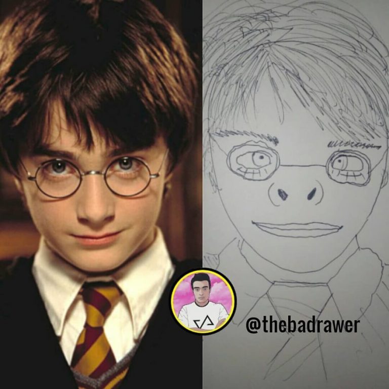 These Funnily Terrible Portraits Of Famous People Drawn By This ‘Artist ...