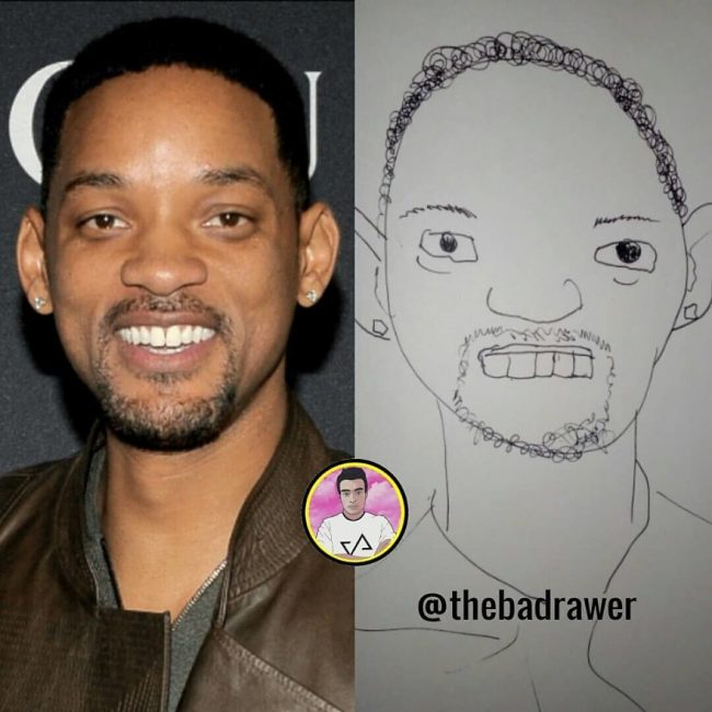 These Funnily Terrible Portraits Of Famous People Drawn By This ‘Artist ...