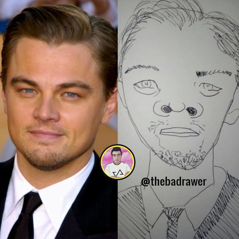 These Funnily Terrible Portraits Of Famous People Drawn By This ‘Artist ...