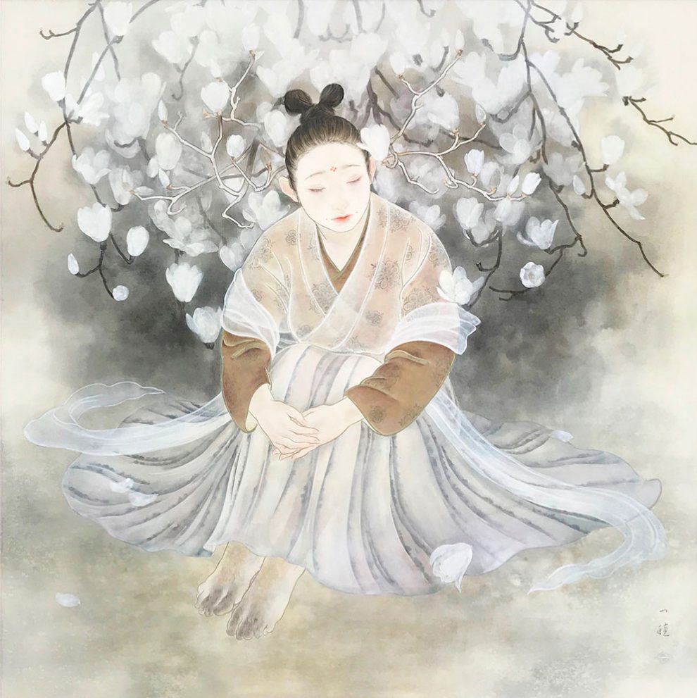 Women And Cats: Contemporary Bijinga Paintings By Kazuho Imaoka ...