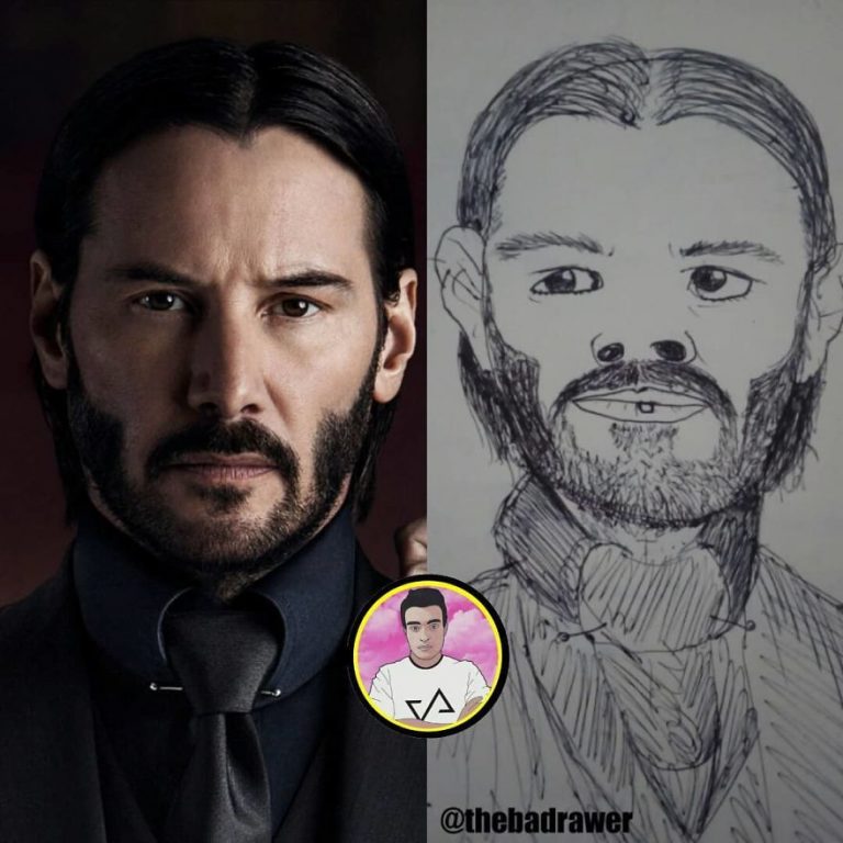 These Funnily Terrible Portraits Of Famous People Drawn By This ‘Artist ...
