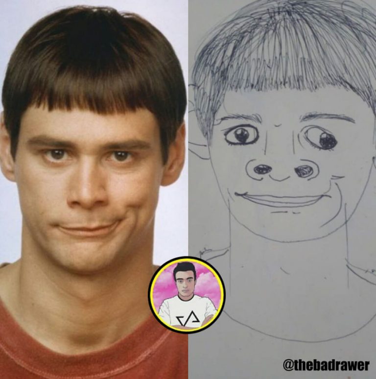 These Funnily Terrible Portraits Of Famous People Drawn By This ‘Artist ...
