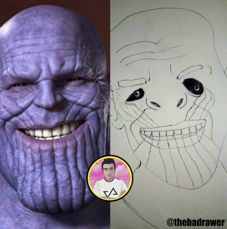 These Funnily Terrible Portraits Of Famous People Drawn By This ‘Artist ...