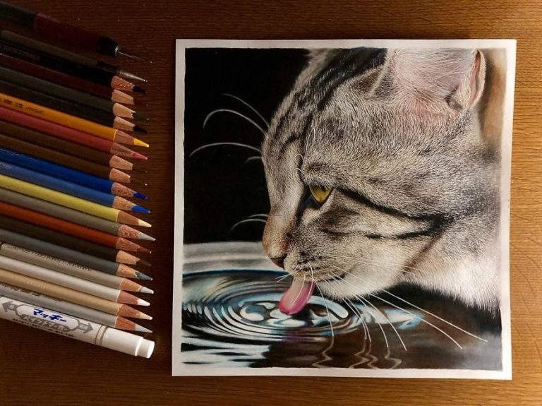 Hyper-Realistic Artworks Of Cats That Are Hard To Believe Aren’t ...