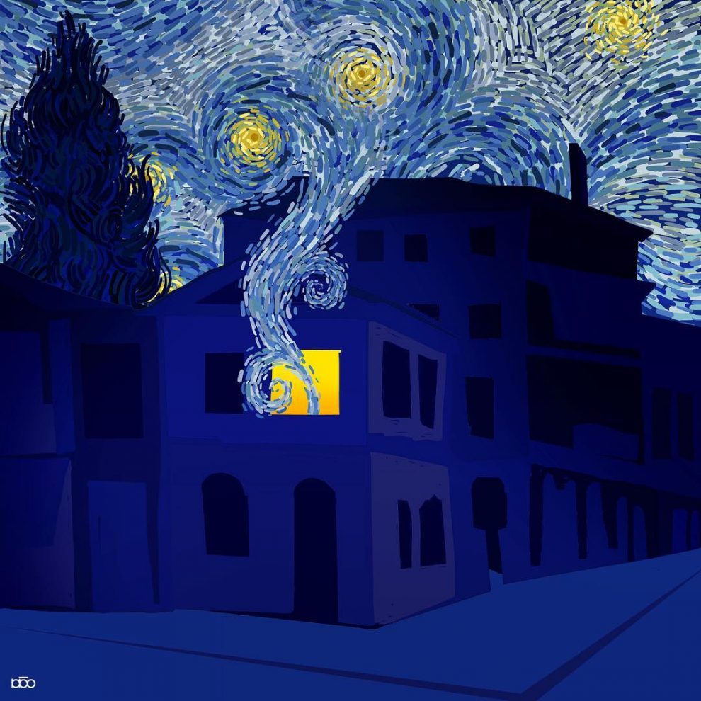 Cartoonist Fell In Love With Van Gogh’s Story And Paintings As A ...