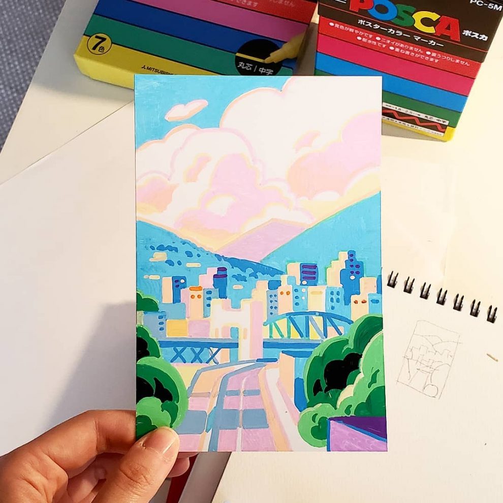 21 Days In Japan: Artist Recreates Scenes Of Japan Through Pleasing ...