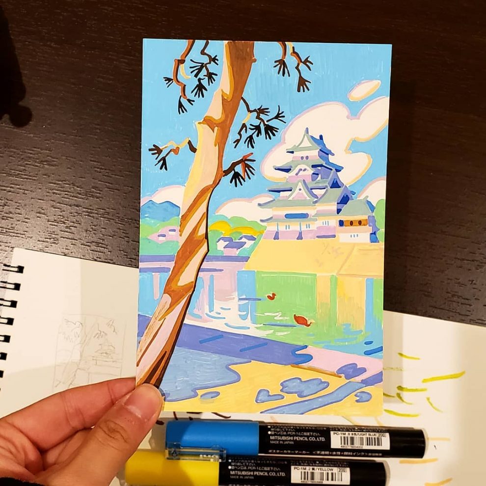 21 Days In Japan: Artist Recreates Scenes Of Japan Through Pleasing ...