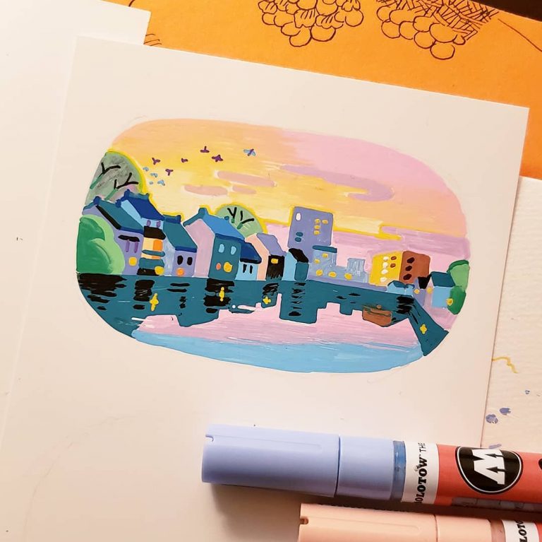 21 Days In Japan: Artist Recreates Scenes Of Japan Through Pleasing ...