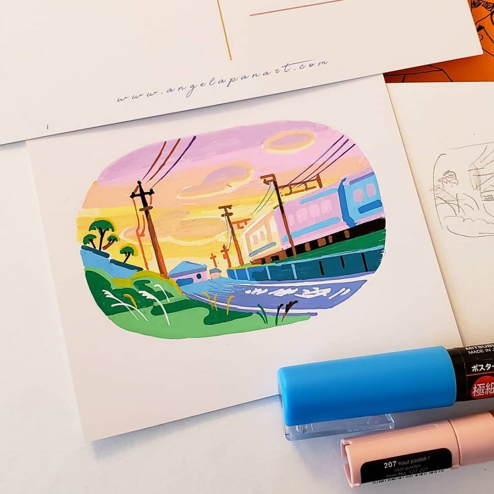 21 Days In Japan: Artist Recreates Scenes Of Japan Through Pleasing ...