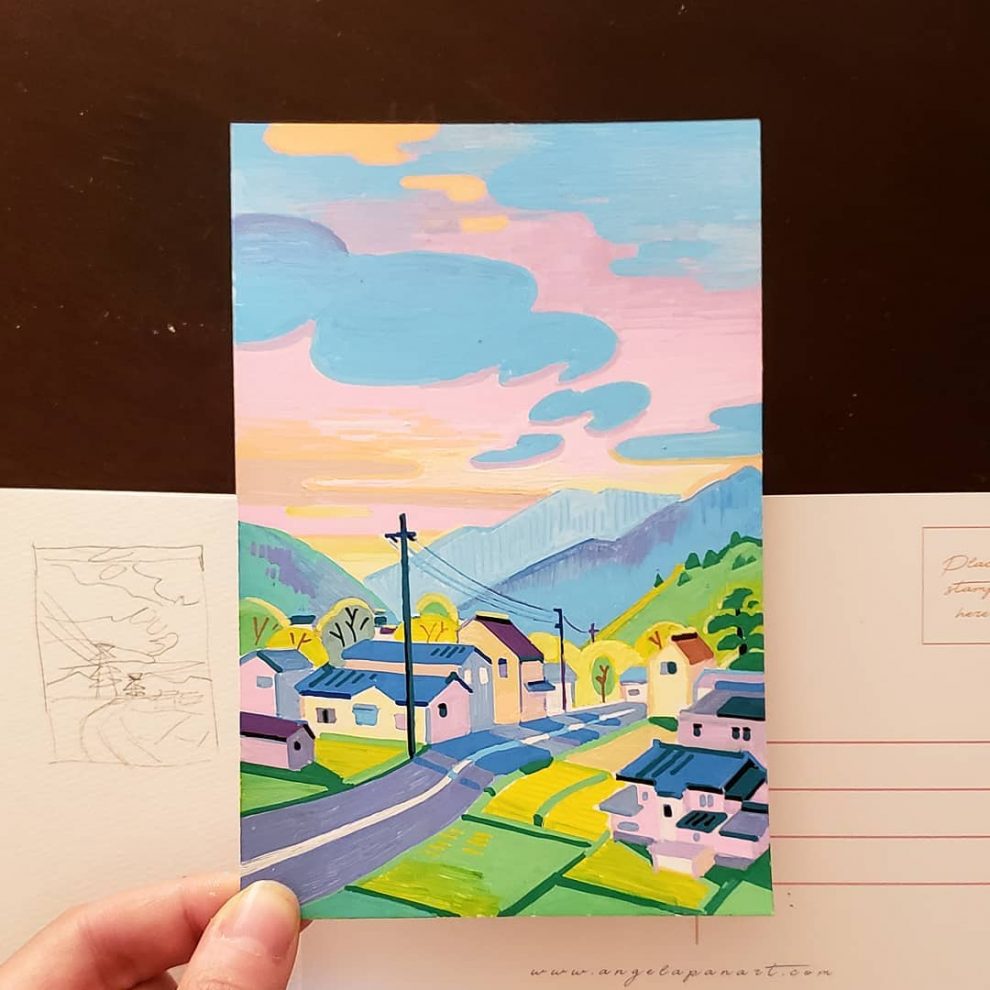 21 Days In Japan: Artist Recreates Scenes Of Japan Through Pleasing ...