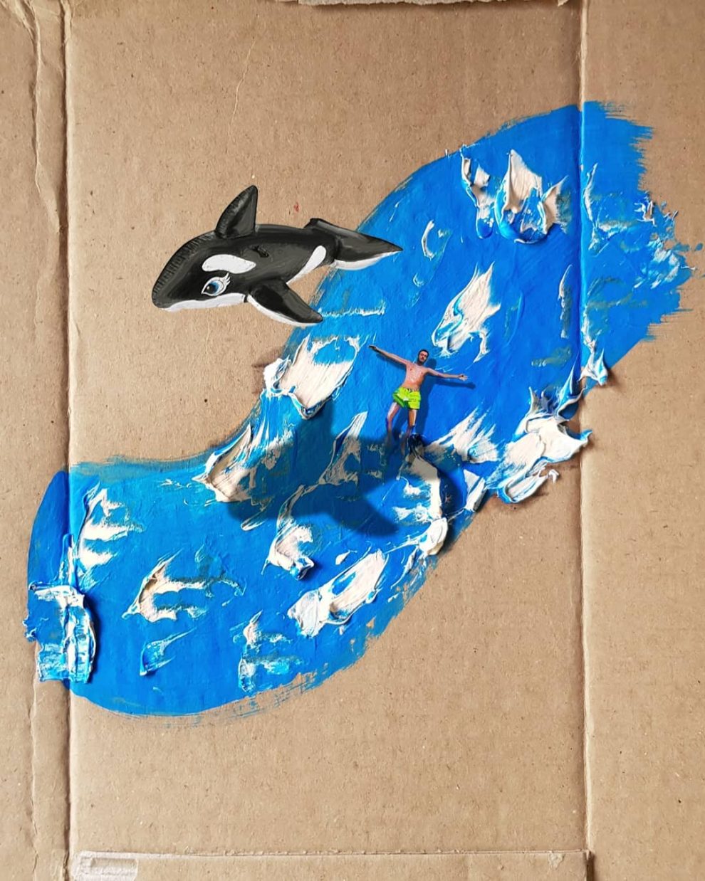 Artist Uses Layers Of Paint And Digital Art To Create Mesmerizing ...