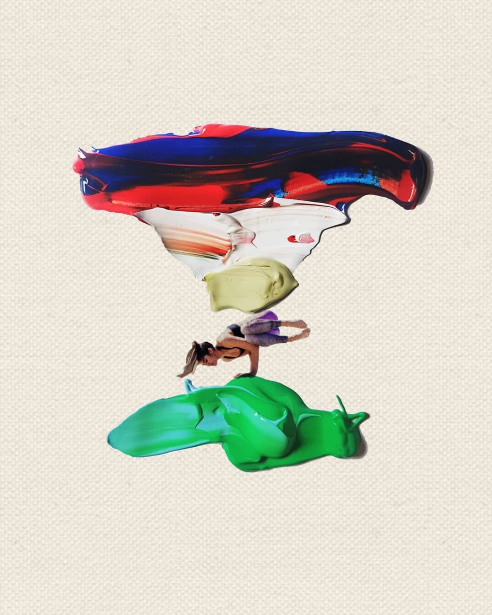 Artist Uses Layers Of Paint And Digital Art To Create Mesmerizing ...