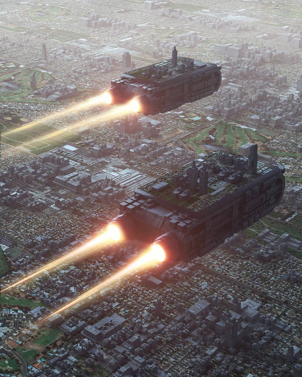 The 3D Artist Inward Brings To Light Sublime Cyberpunk Worlds » Design ...