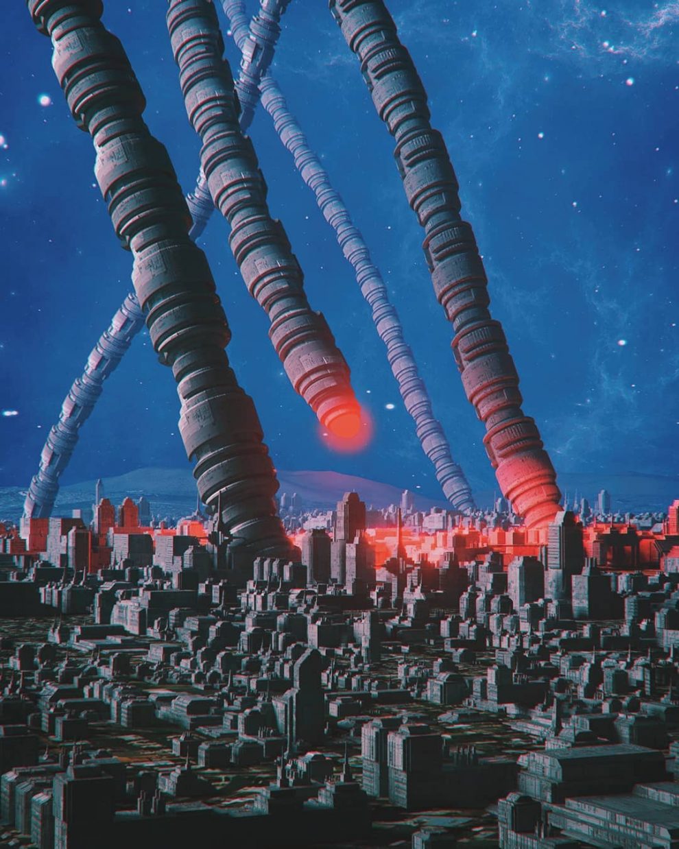 The 3D Artist Inward Brings To Light Sublime Cyberpunk Worlds » Design ...