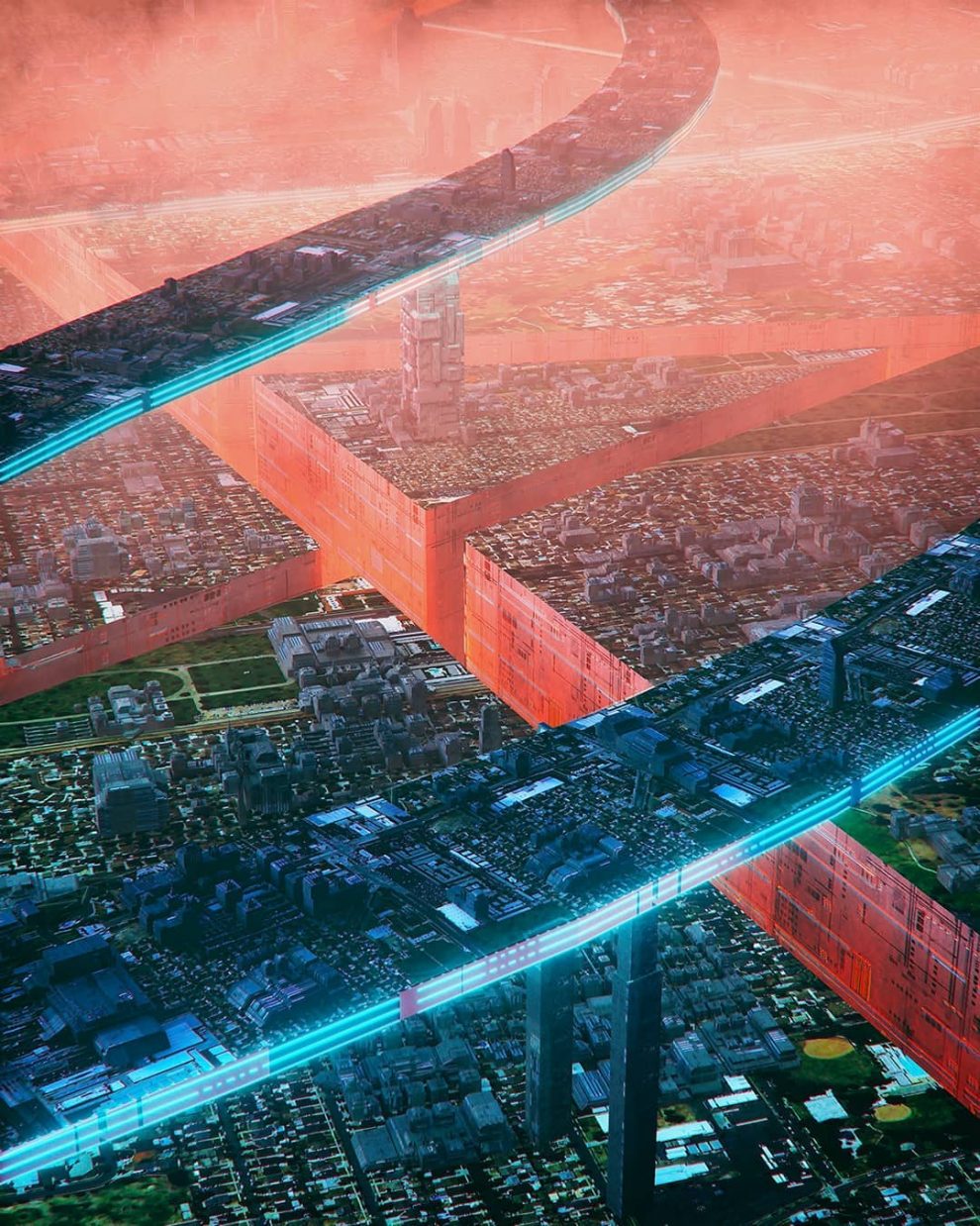 The 3D Artist Inward Brings To Light Sublime Cyberpunk Worlds » Design ...