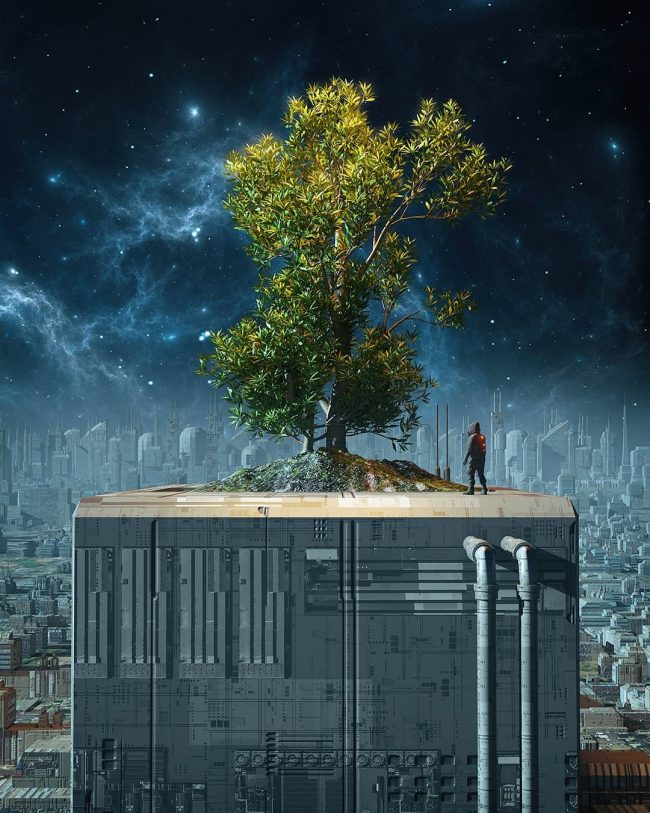 The 3D Artist Inward Brings To Light Sublime Cyberpunk Worlds » Design ...