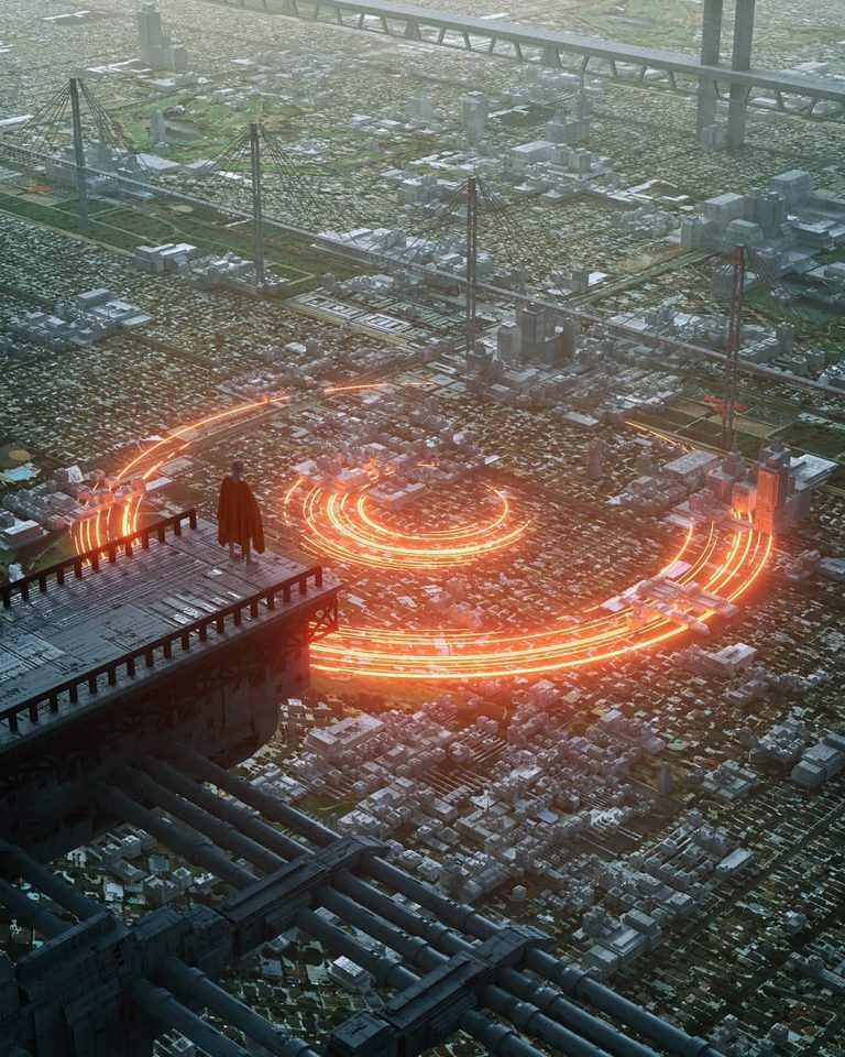 The 3D Artist Inward Brings To Light Sublime Cyberpunk Worlds » Design ...