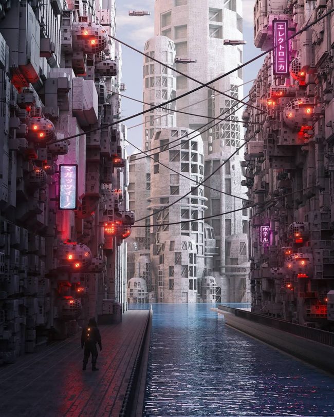 The 3D Artist Inward Brings To Light Sublime Cyberpunk Worlds » Design ...