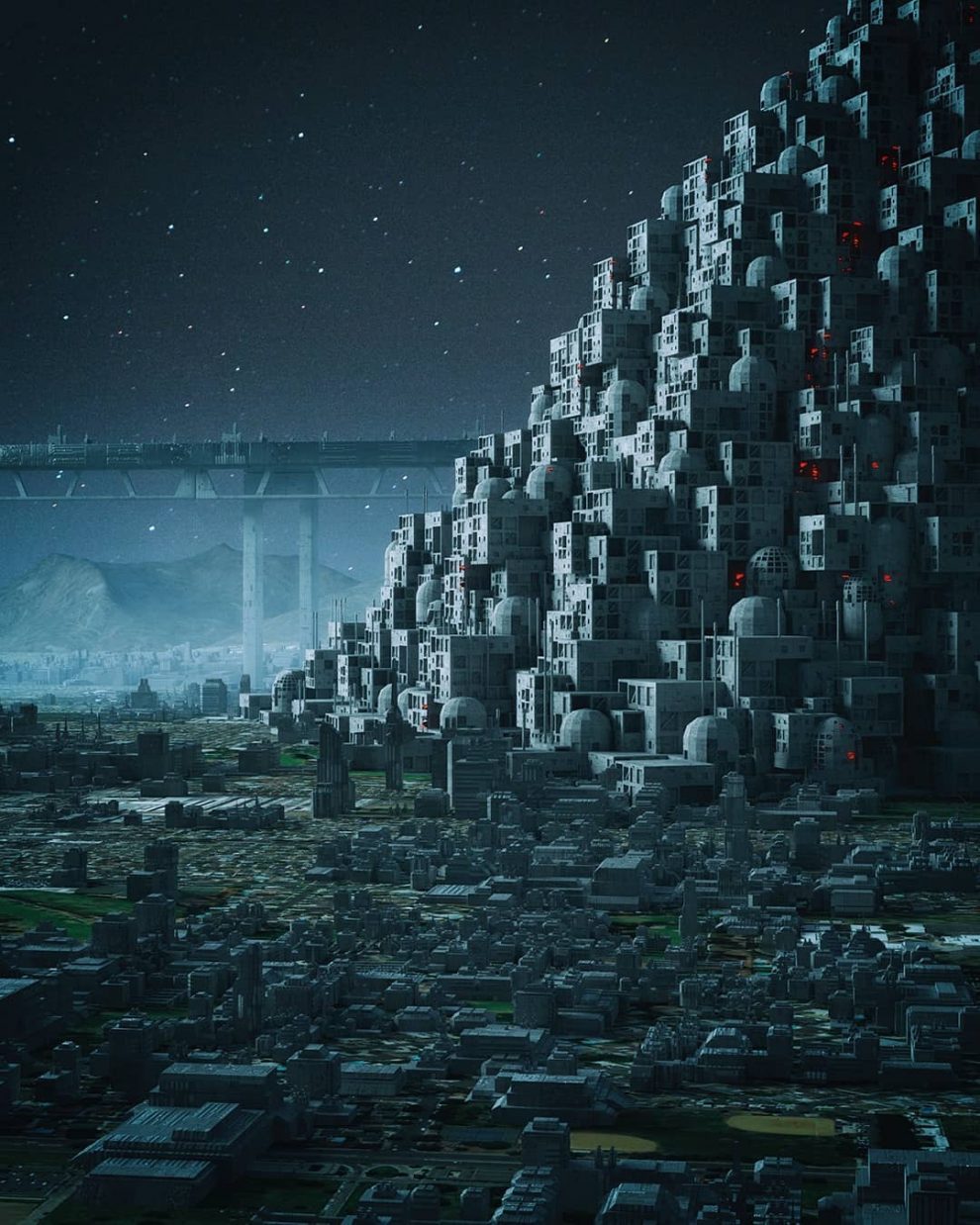 The 3D Artist Inward Brings To Light Sublime Cyberpunk Worlds » Design ...