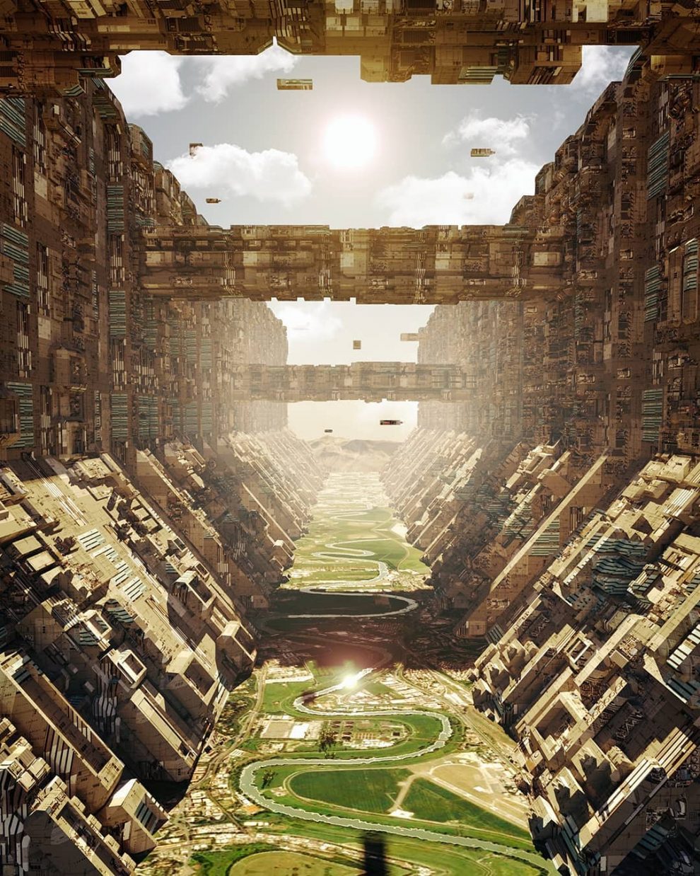 The 3D Artist Inward Brings To Light Sublime Cyberpunk Worlds » Design ...