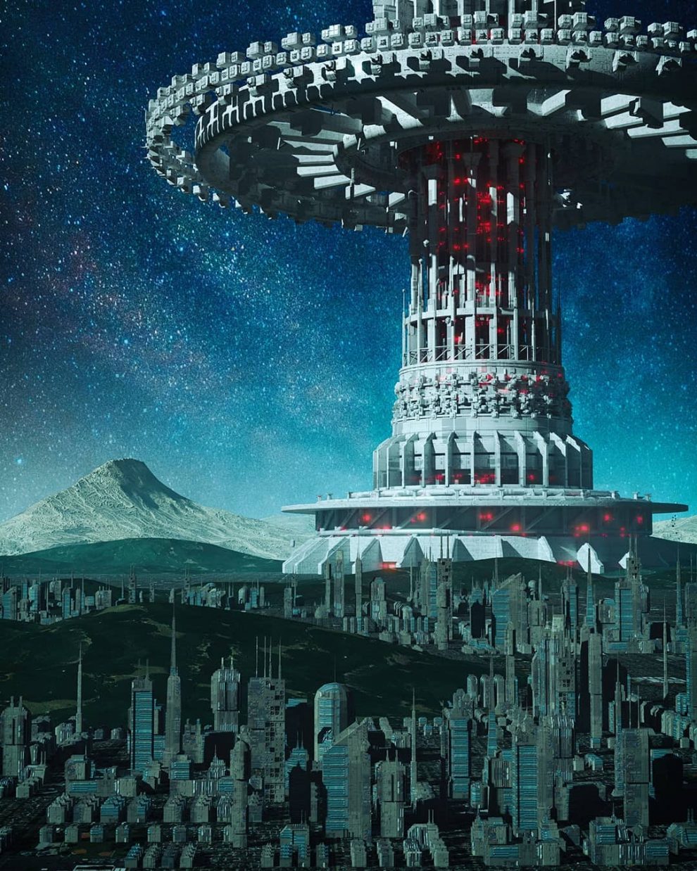 The 3D Artist Inward Brings To Light Sublime Cyberpunk Worlds » Design ...