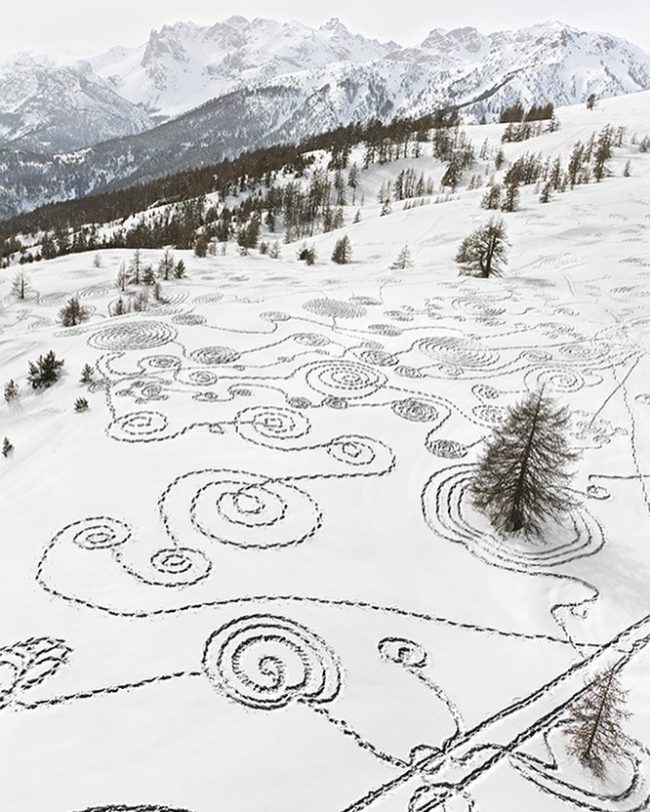 These Drawings Were Created On Snow-Covered Landscapes » Design You ...