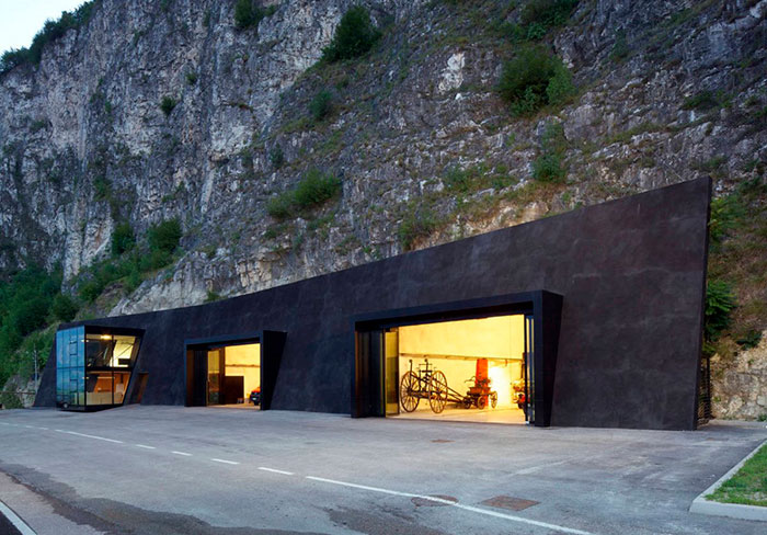 This Fire Station In Italy Looks Like A Supervillain’s Secret Base ...
