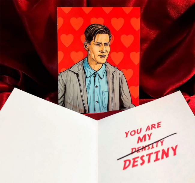 Geeky Valentine’s Day Cards Featuring Pop Culture Stars Expressing ...