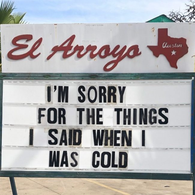 This Restaurant In Texas Is Putting Up The Funniest Signs Ever » Design ...