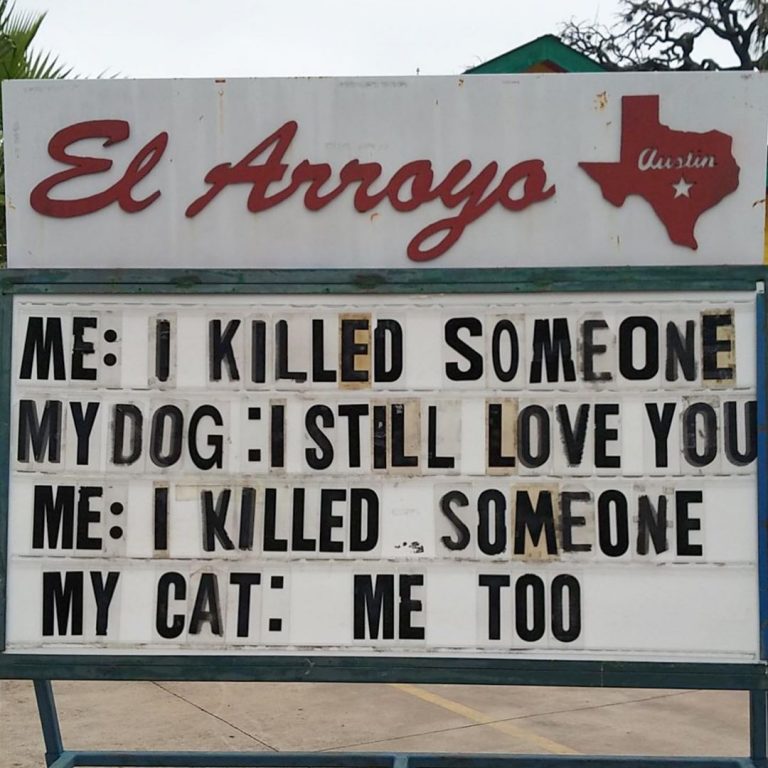 This Restaurant In Texas Is Putting Up The Funniest Signs Ever » Design ...