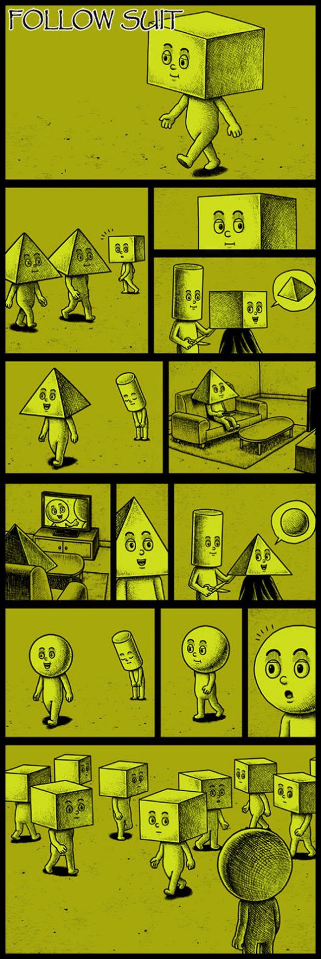 Artist Creates Comics With Chilling Endings And Here’s 30 Of The ...