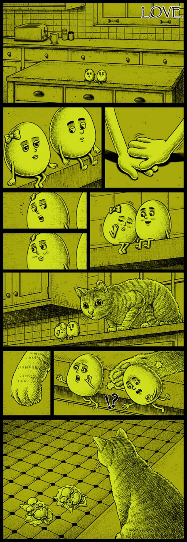 Artist Creates Comics With Chilling Endings And Here’s 30 Of The ...