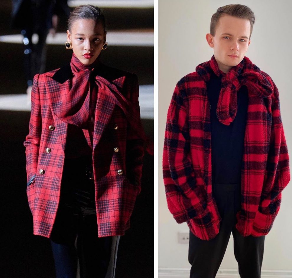 People Are Recreating “High Fashion” Looks From Household Items While ...