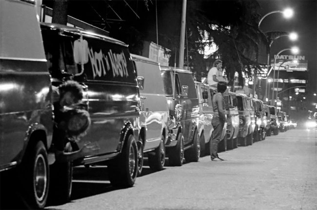 Cruising Van Nuys Boulevard In The Summer Of 1972 In Stunning Black And ...