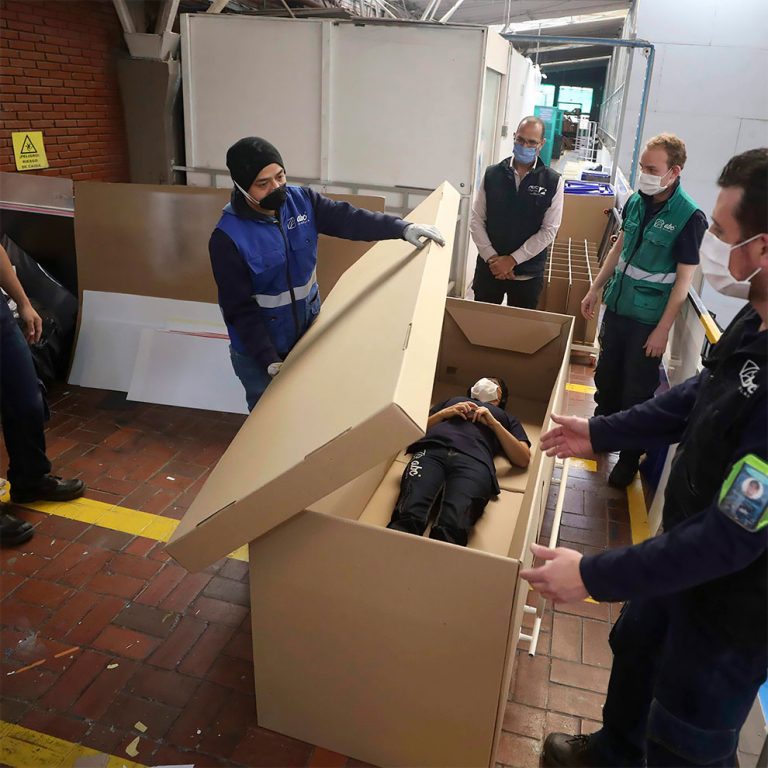 Colombian Company Creates Cardboard Bed That Can Double As Coffin ...