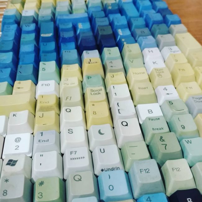 Artist Erik Jensen Turns Used Keyboards Into Famous Works of Art ...