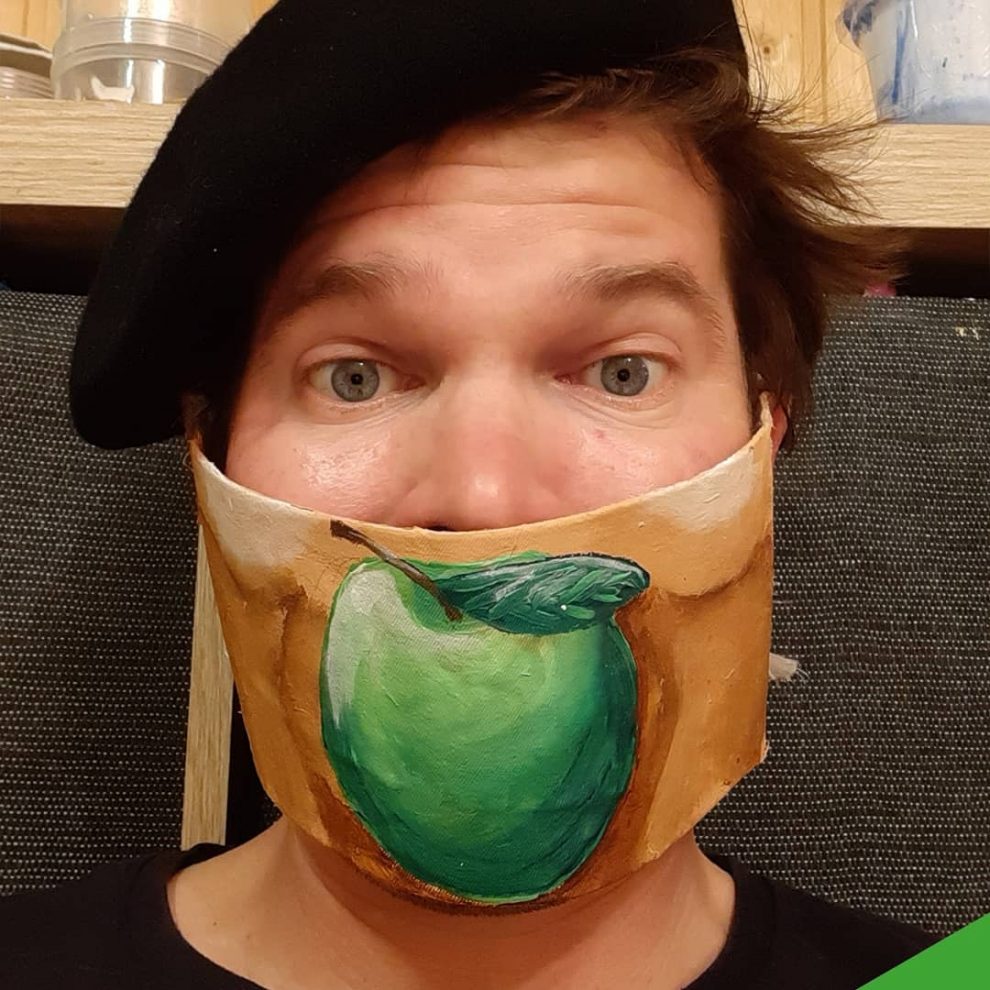 This Artist Crafts A Creative Face Mask Every Day Of Self-Isolation ...