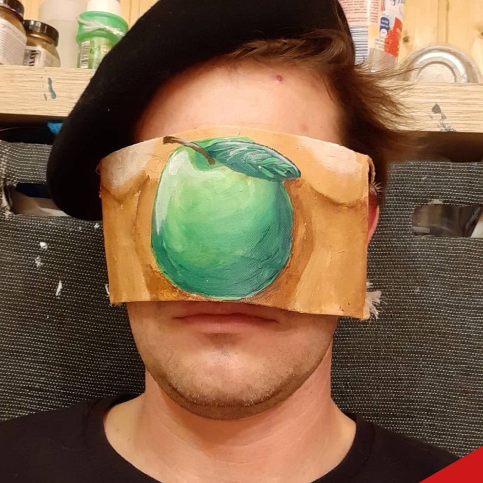 This Artist Crafts A Creative Face Mask Every Day Of Self-Isolation ...