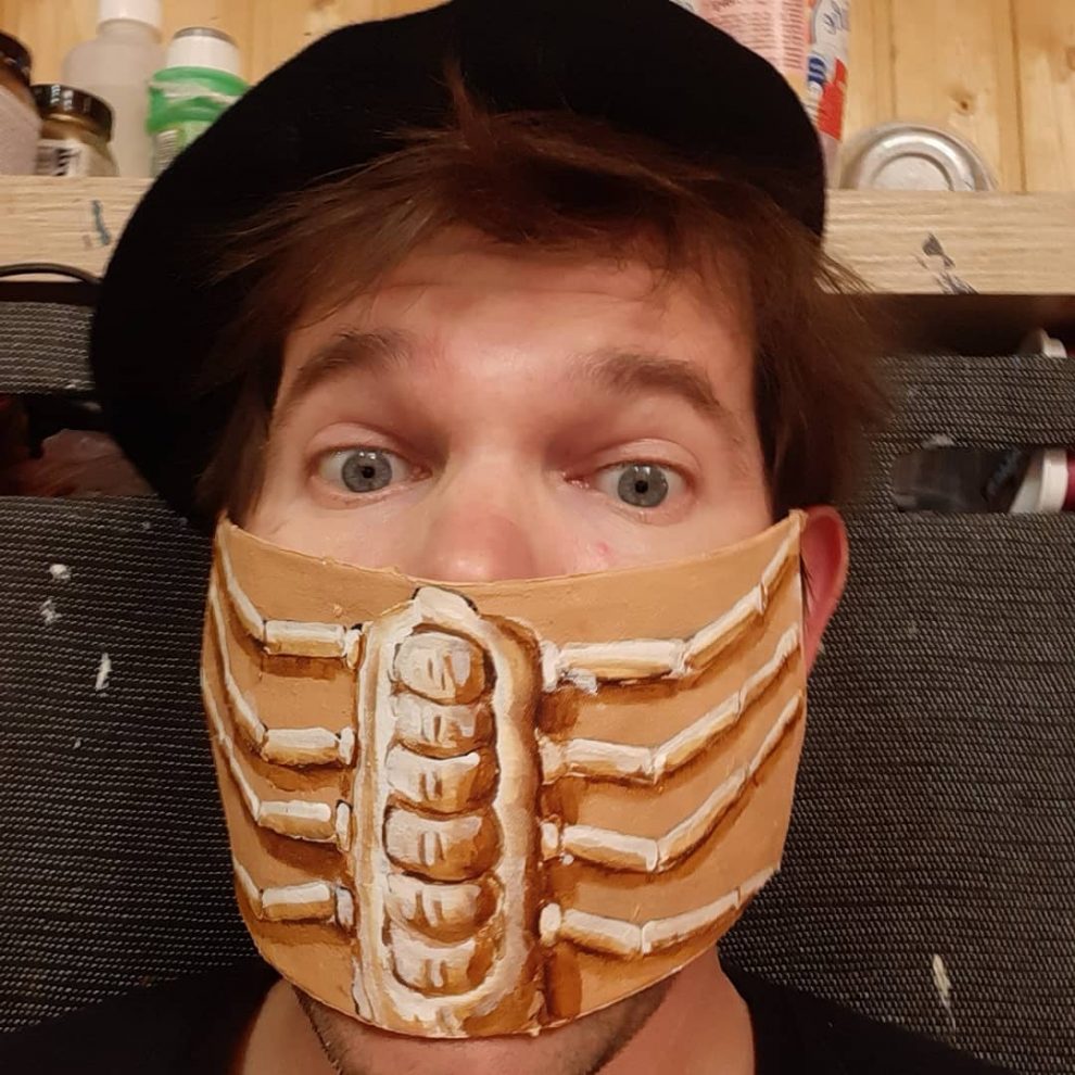 This Artist Crafts A Creative Face Mask Every Day Of Self-Isolation ...
