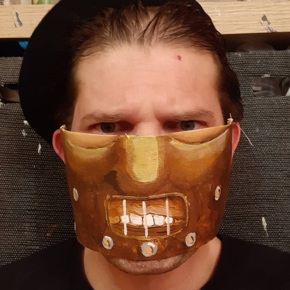 This Artist Crafts A Creative Face Mask Every Day Of Self-Isolation ...